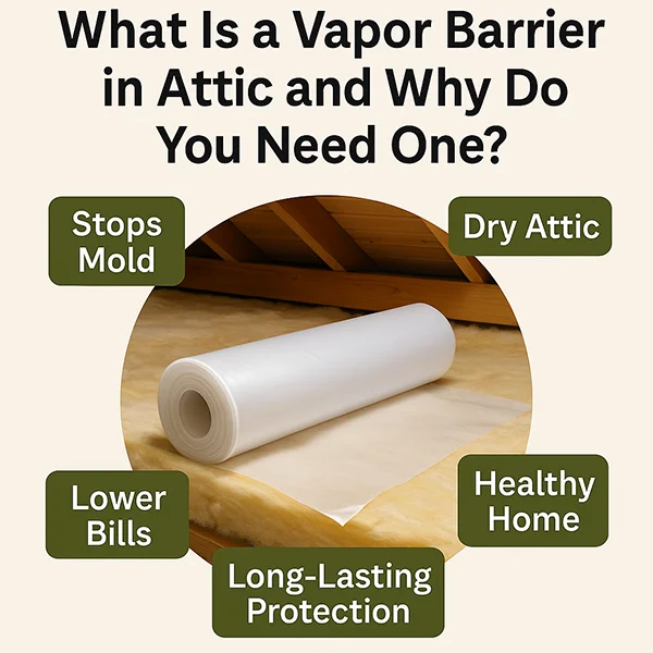 Vapor Barriers in the Attic: When to Install? - Pure Eco Inc